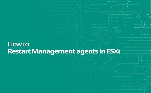 How to Configure the Restart Management Services (ESXi) | actsupport