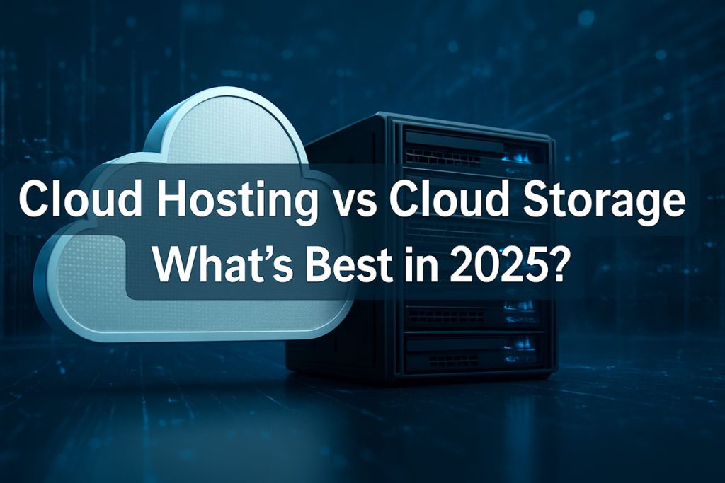 Cloud Hosting vs Cloud Storage for Your Business | actsupport