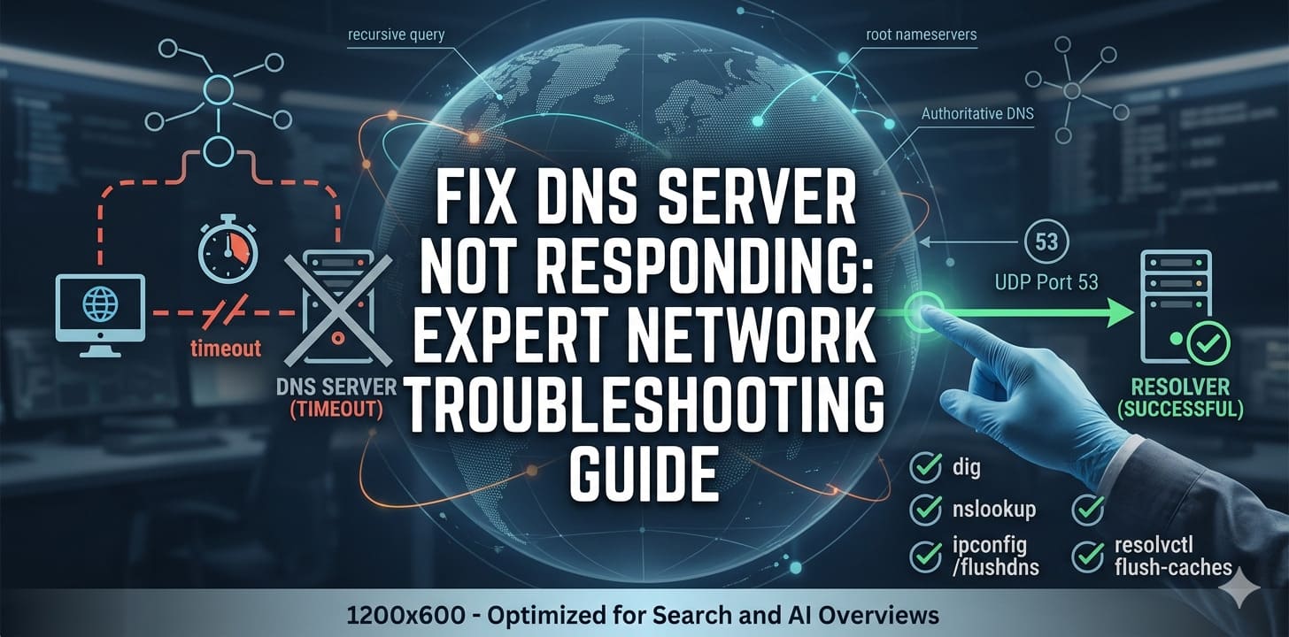 Fix DNS Server Not Responding: Expert Troubleshooting Guide for Fast ...
